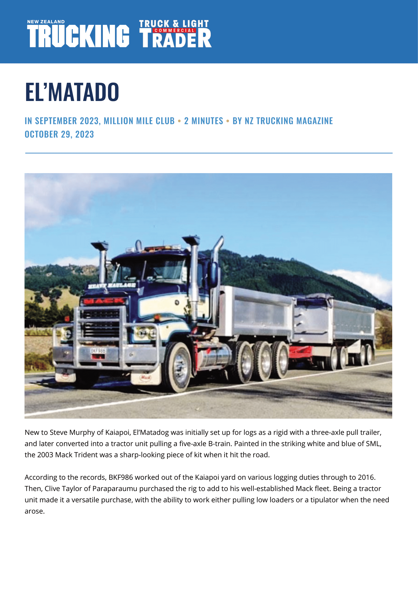 In the news | Clive taylor